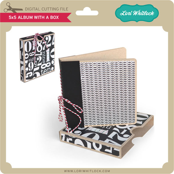 5x5 Mini Album With Gusset Pages - Lori Whitlock's SVG Shop
