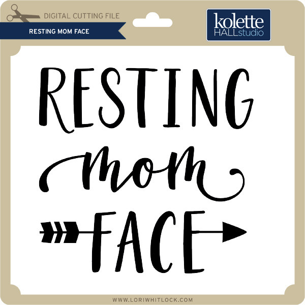 Resting Bark Face - Lori Whitlock's SVG Shop