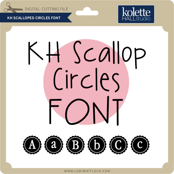 Scalloped Circles - Lori Whitlock's SVG Shop