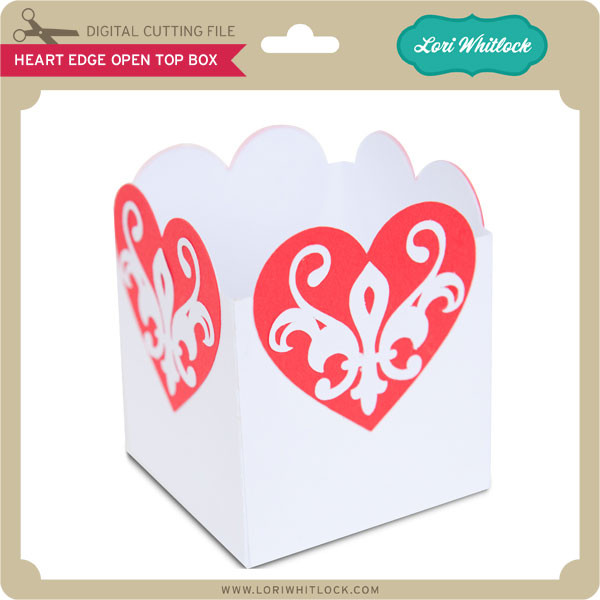 Heart Top Box - Lori Whitlock's SVG Shop