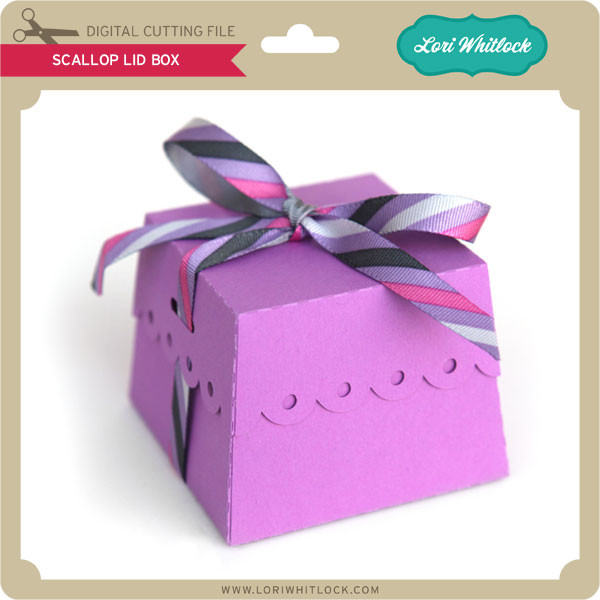 Scalloped Favor Box - Lori Whitlock's SVG Shop