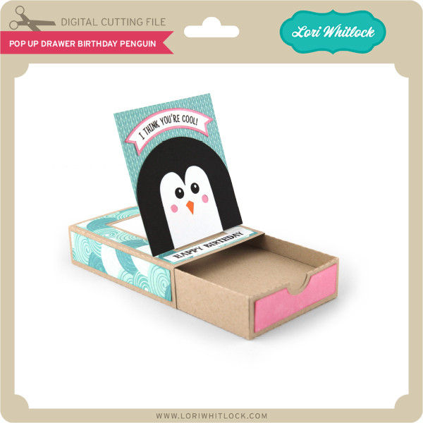 Happy Birthday Pop Up Drawer Box - Lori Whitlock's SVG Shop