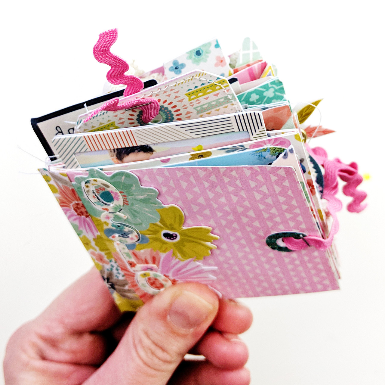 Folded Squares Mini Album - Lori Whitlock's SVG Shop