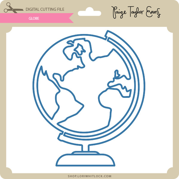 Hello - Globe - Lori Whitlock's SVG Shop