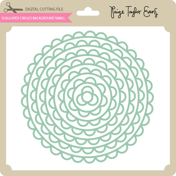 Scalloped Circles - Lori Whitlock's SVG Shop