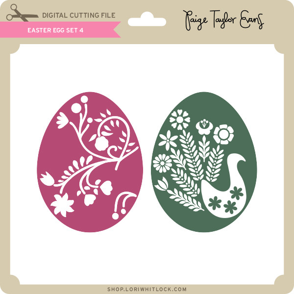 Easter Egg Dingbats Font - Lori Whitlock's SVG Shop