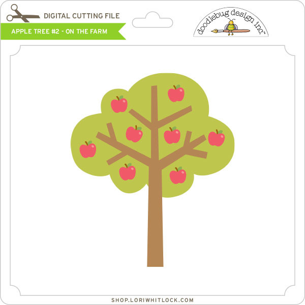 Apple Tree #2 - On the Farm - Lori Whitlock's SVG Shop