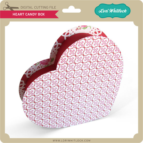 Scalloped Heart Candy Box - Lori Whitlock's SVG Shop