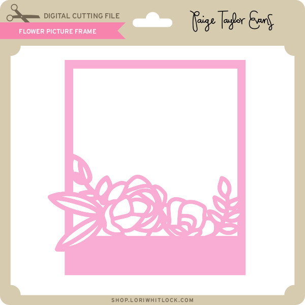 Flower Frame - Lori Whitlock's SVG Shop