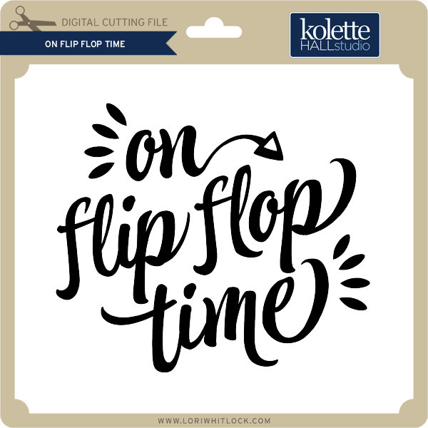 3D Flip Flop Box - Lori Whitlock's SVG Shop