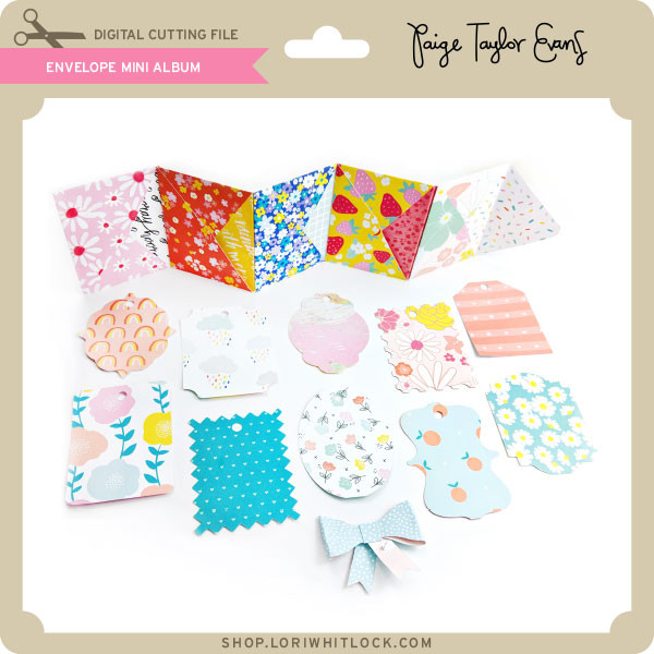 Wallet Mini Album - Lori Whitlock's SVG Shop