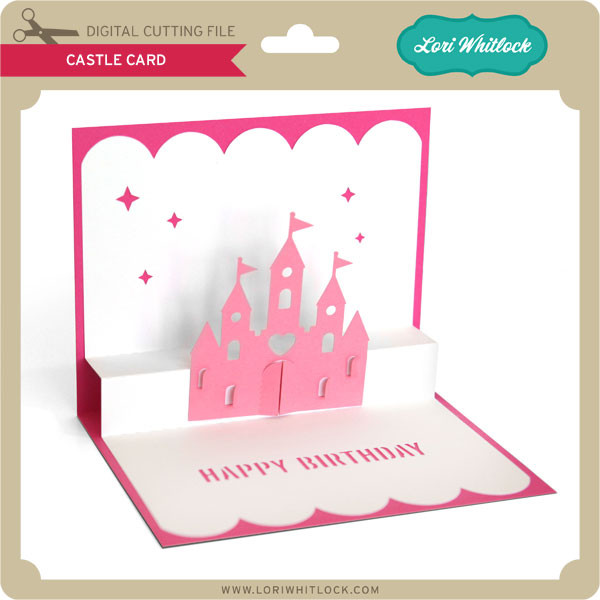 Castle Shaped Card - Lori Whitlock's SVG Shop