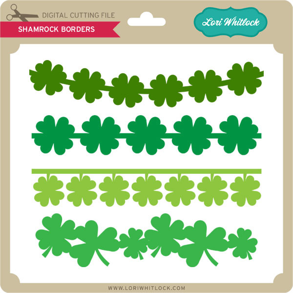 Shamrock Card 2 - Lori Whitlock's SVG Shop