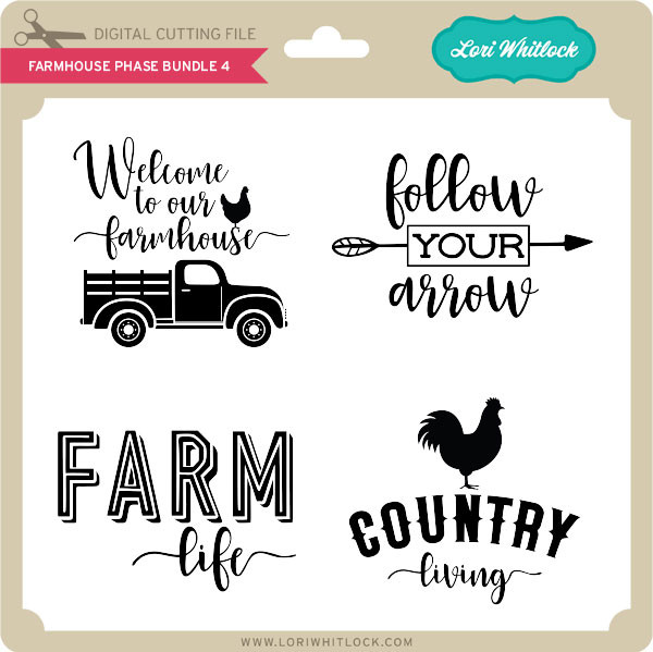 Box Card Farmhouse Bundle - Lori Whitlock's SVG Shop