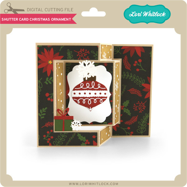 Double Shutter Card - Lori Whitlock's SVG Shop