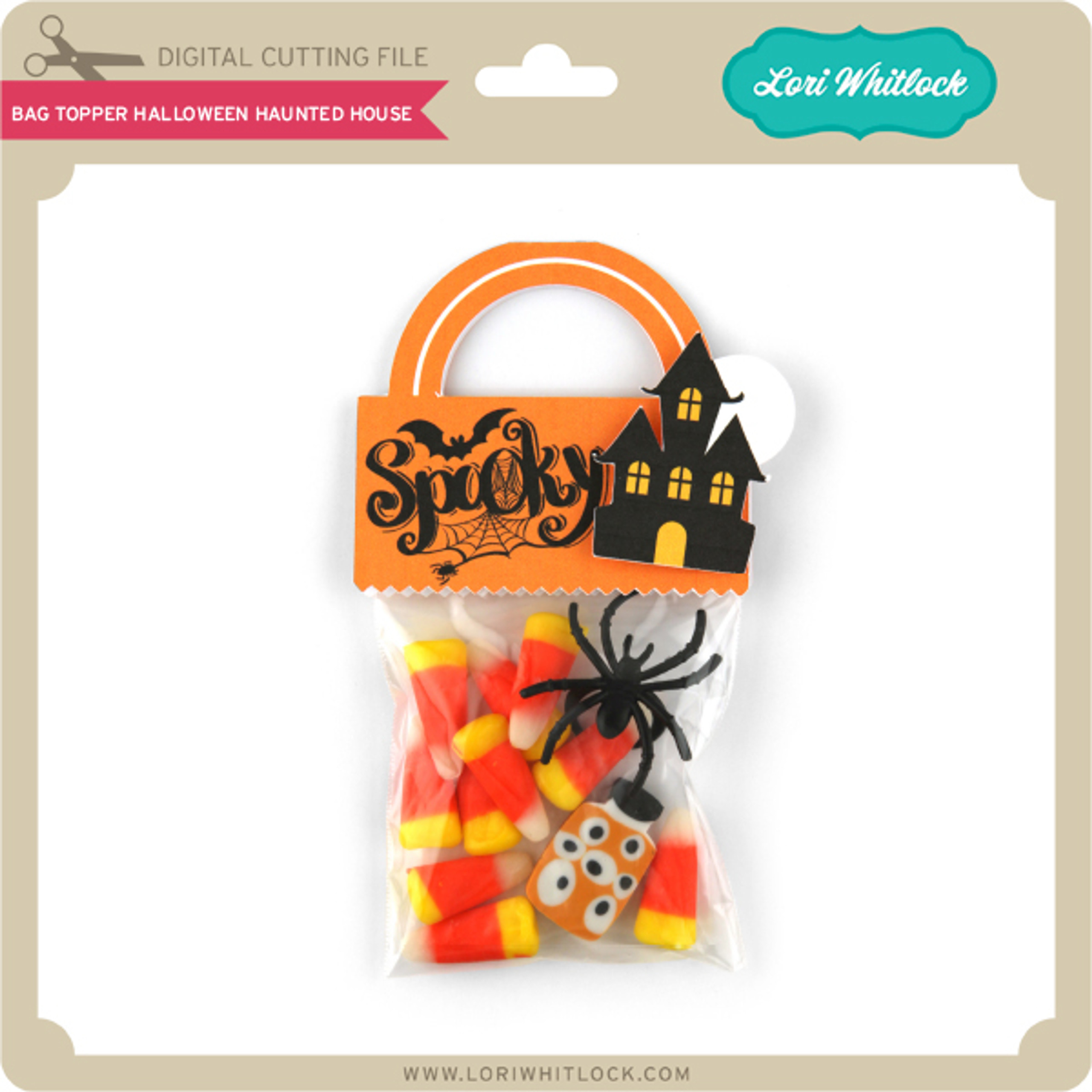 Bag Topper Halloween Ghost - Lori Whitlock's SVG Shop
