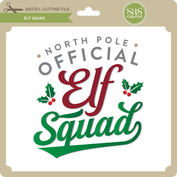 Label Family Elf Squad - Lori Whitlock's SVG Shop