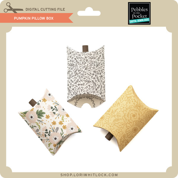 Pumpkin Petal Box - Lori Whitlock's SVG Shop