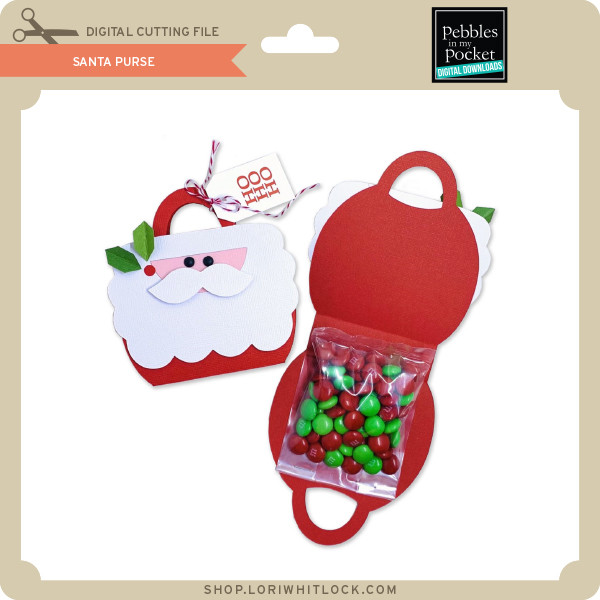 Santa Purse - Lori Whitlock's SVG Shop