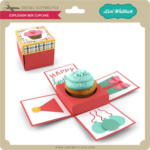Oven Cupcake Box - Lori Whitlock's SVG Shop