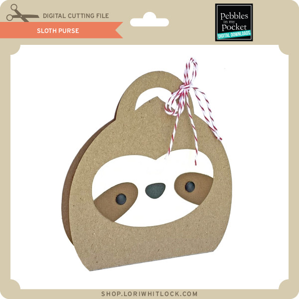 Sloth Purse - Lori Whitlock's SVG Shop