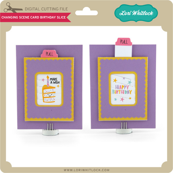 Changing Scene Card Halloween House - Lori Whitlock's SVG Shop