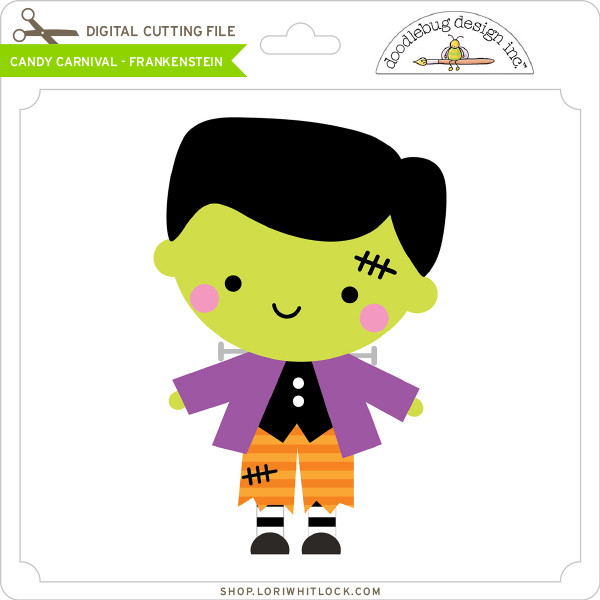 Frankenstein Candy Hugger - Lori Whitlock's SVG Shop