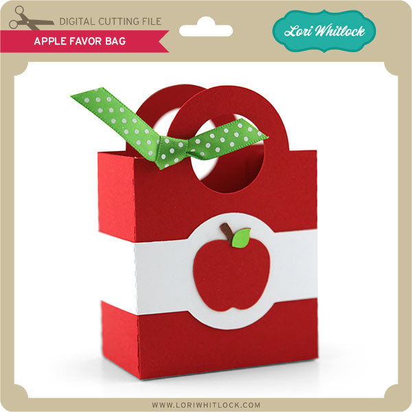 Apple Favor Box - Lori Whitlock's SVG Shop
