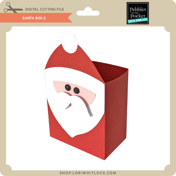 Belly Box Santa - Lori Whitlock's SVG Shop