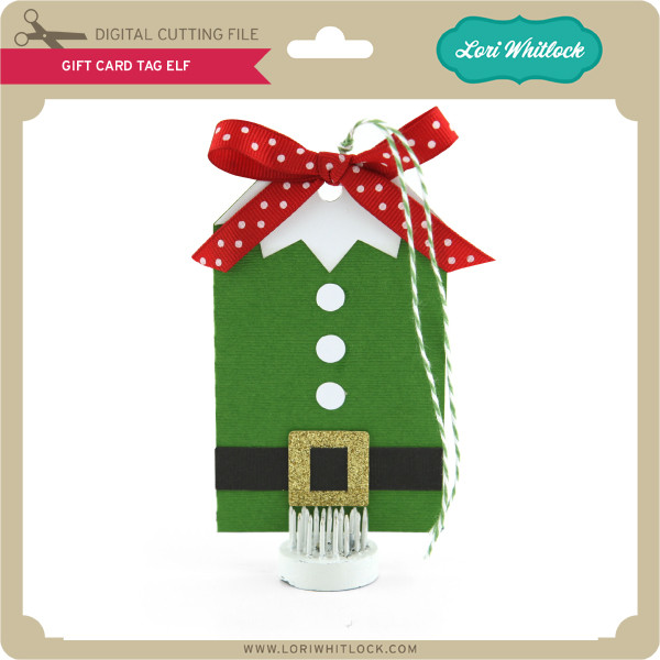 Gift Card Tag Wreath - Lori Whitlock's SVG Shop