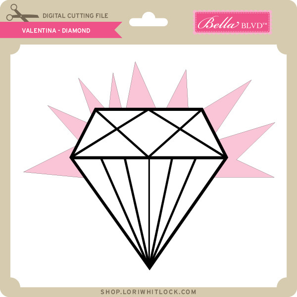 Valentina Diamond - Lori Whitlock's SVG Shop