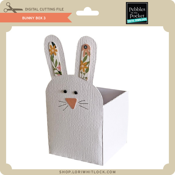 Bunny Petal Box - Lori Whitlock's SVG Shop