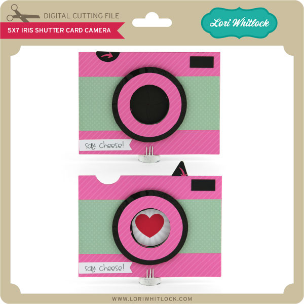 5x7 Iris Shutter Card Camera - Lori Whitlock's SVG Shop