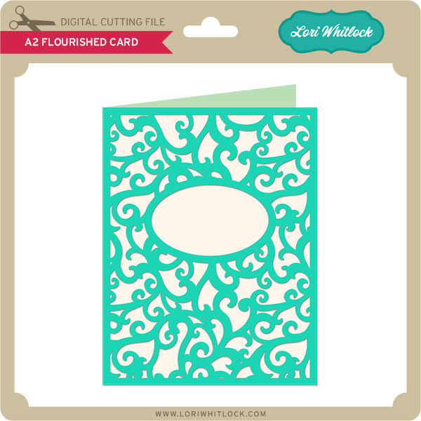 5x7 Pocket Flourish Cards - Lori Whitlock's SVG Shop