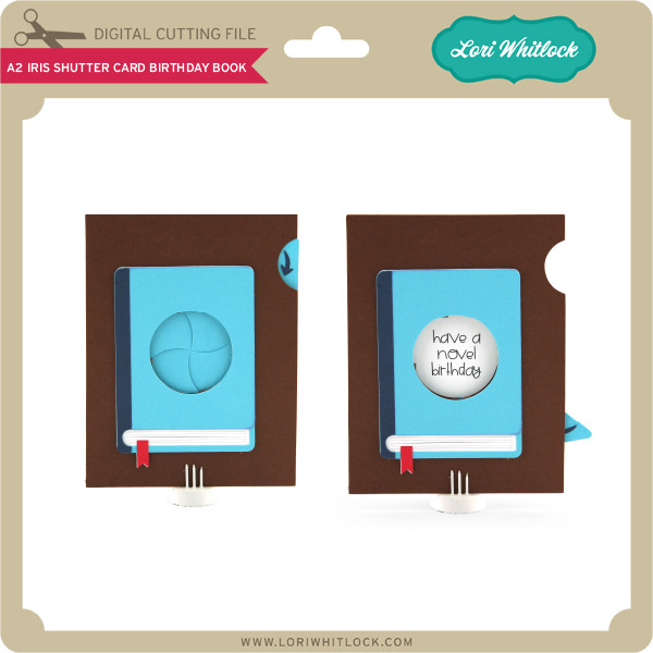 Tri-Shutter Card Birthday - Lori Whitlock's SVG Shop