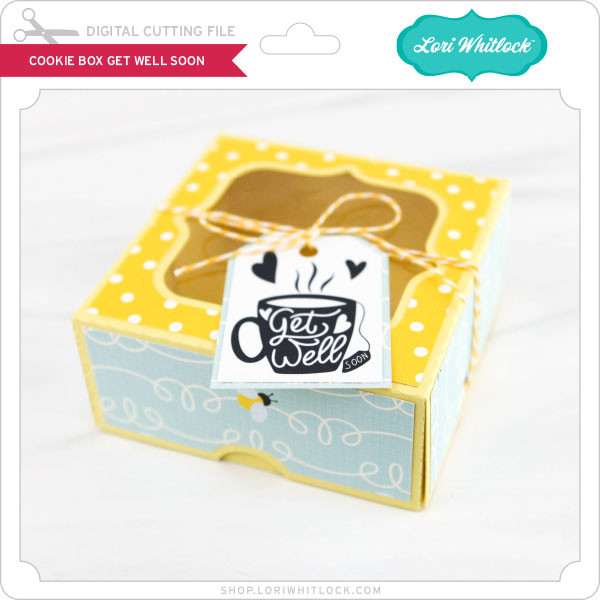 Get Well Pop Up Drawer Box - Lori Whitlock's SVG Shop