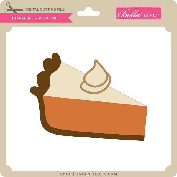 8 Slice Pie with Box - Lori Whitlock's SVG Shop