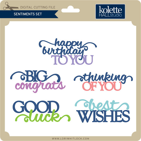 "You Are" Sentiments - Lori Whitlock's SVG Shop