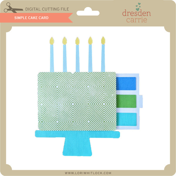 3D Simple Cake Stand - Lori Whitlock's SVG Shop