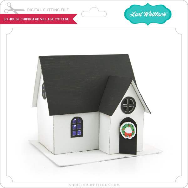 3D Chipboard Village - Christmas Bundle - Lori Whitlock's SVG Shop