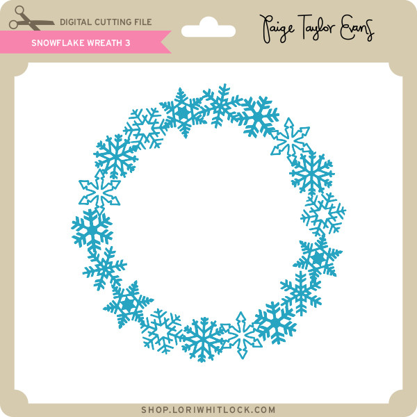 Snowflake Frame 3 - Lori Whitlock's SVG Shop