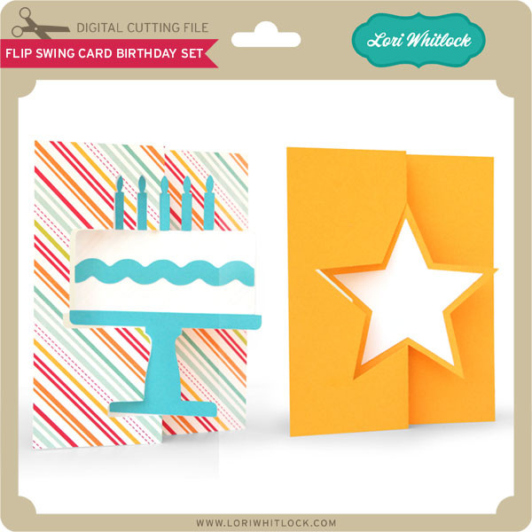 Flip Swing Card Baby Onesie Set - Lori Whitlock's SVG Shop