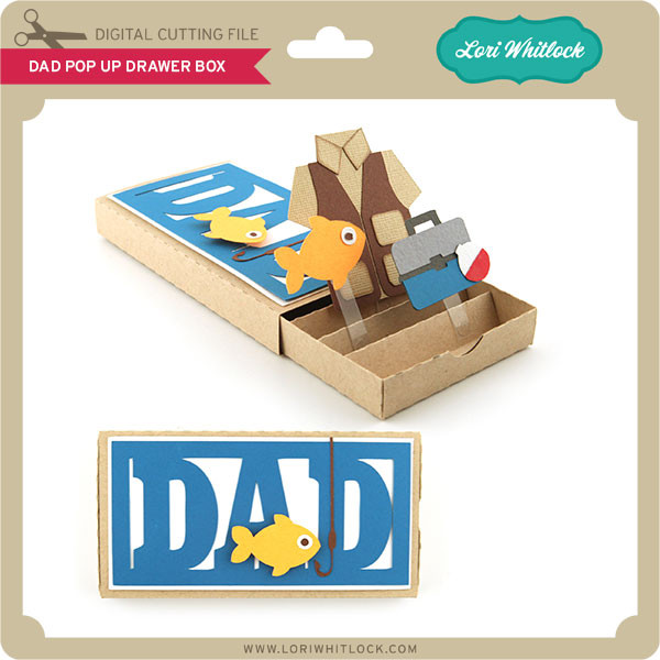Happy Birthday Pop Up Drawer Box - Lori Whitlock's SVG Shop