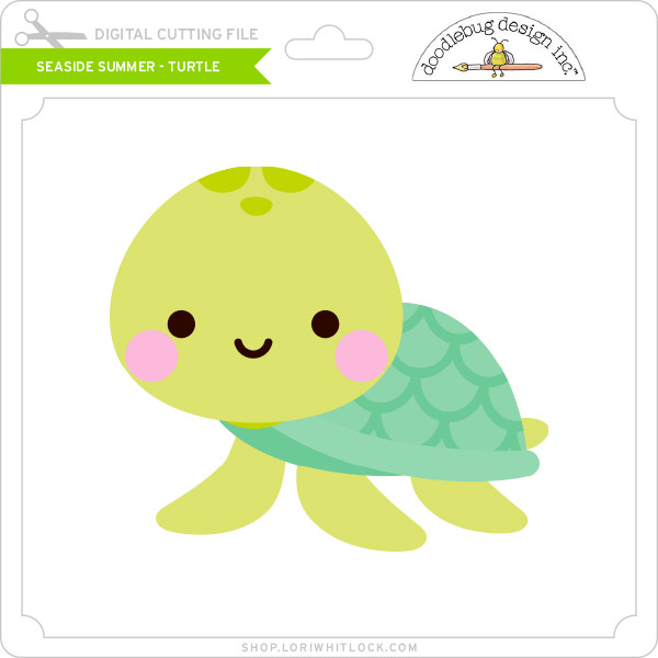 Seaside Summer - Turtle - Lori Whitlock's SVG Shop