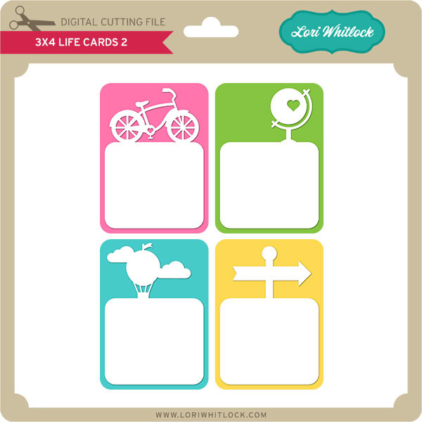 Cards & Layouts - Life Cards - Lori Whitlock's SVG Shop