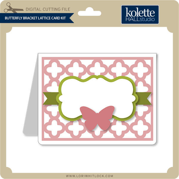 Floral Bracket Lattice Card Kit - Lori Whitlock's SVG Shop