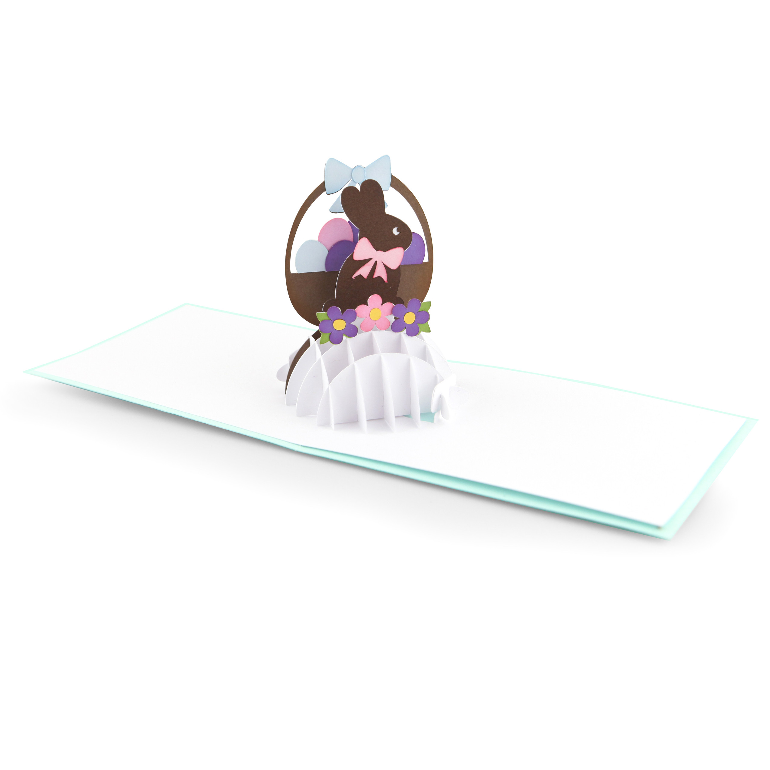 A2 Sliceform Pop Up Card Easter Chocolate Bunny - Lori Whitlock's SVG Shop