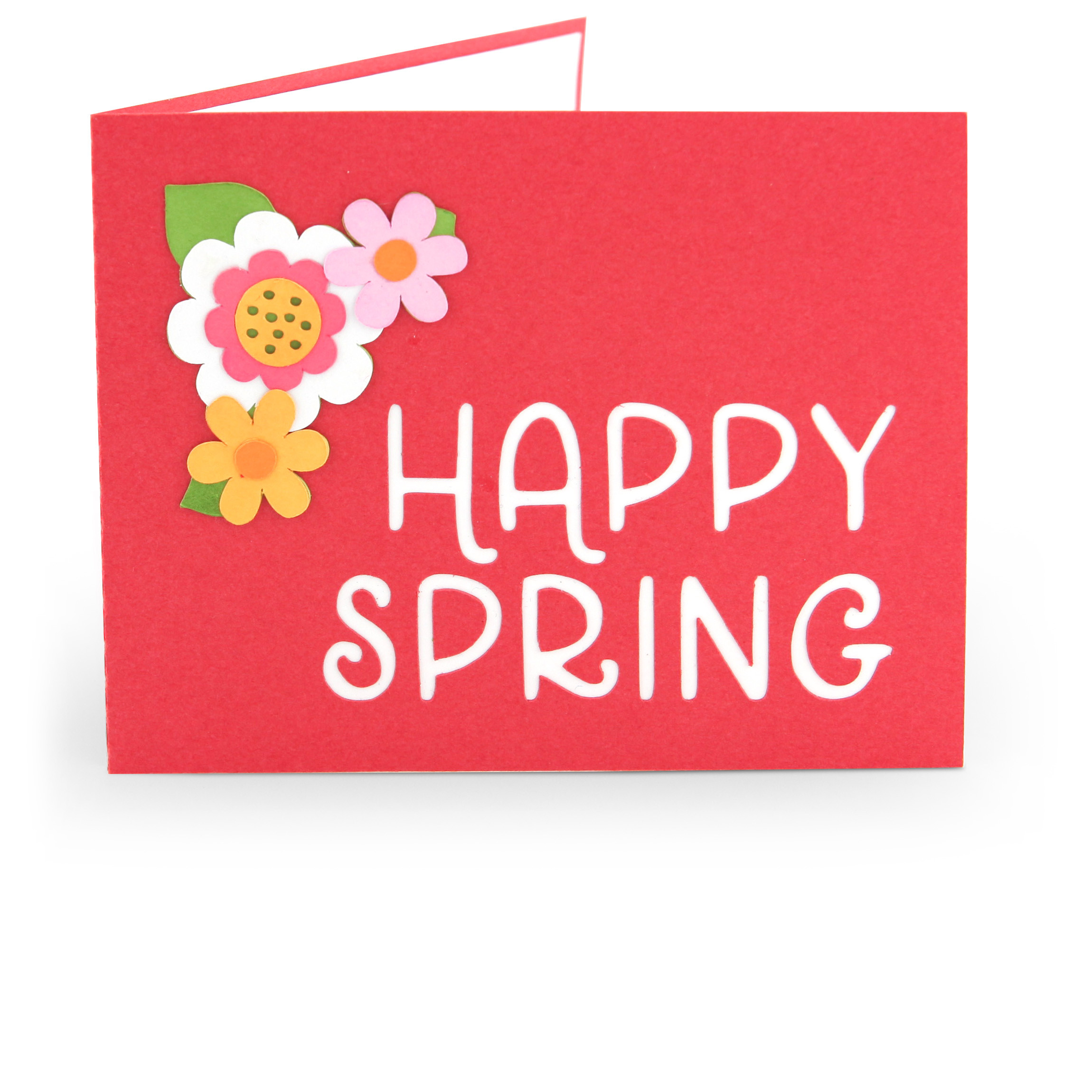 A2 Sliceform Pop Up Card Spring Beautiful Day - Lori Whitlock's SVG Shop