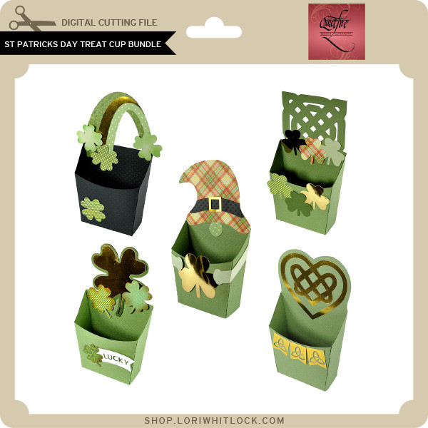 St Patricks Day Treat Cup Bundle - Lori Whitlock's SVG Shop