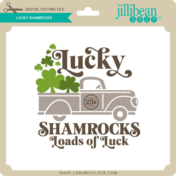Lucky Shamrocks - Lori Whitlock's SVG Shop